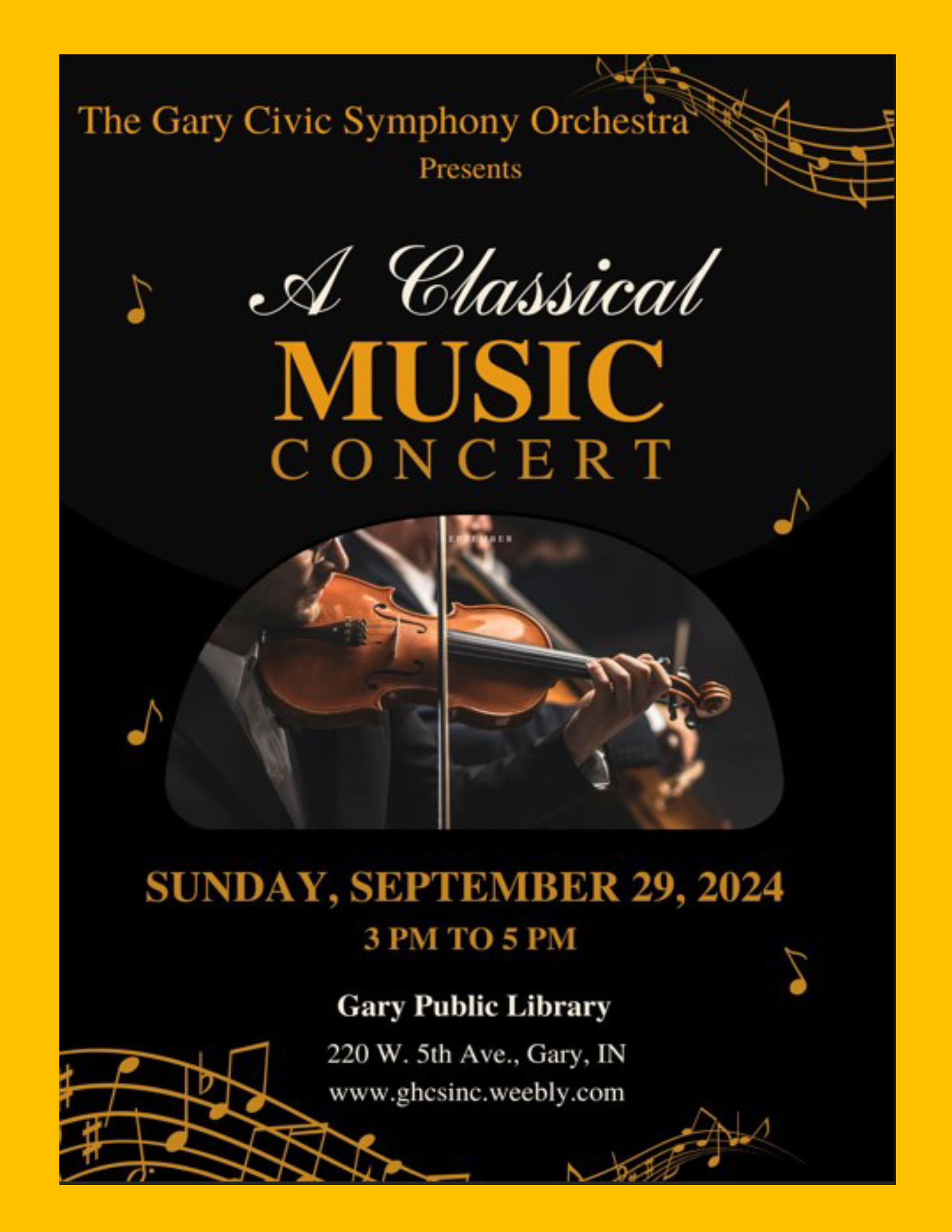 Classical Sunday Concert Series | Gary Public Library